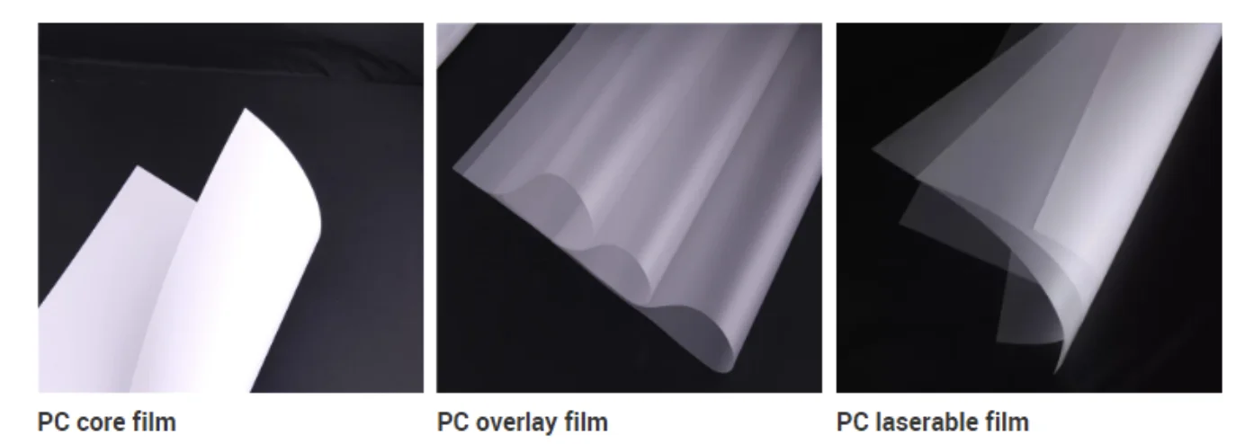 A4 Size White Core Polycarbonate PC Material for ID Cards