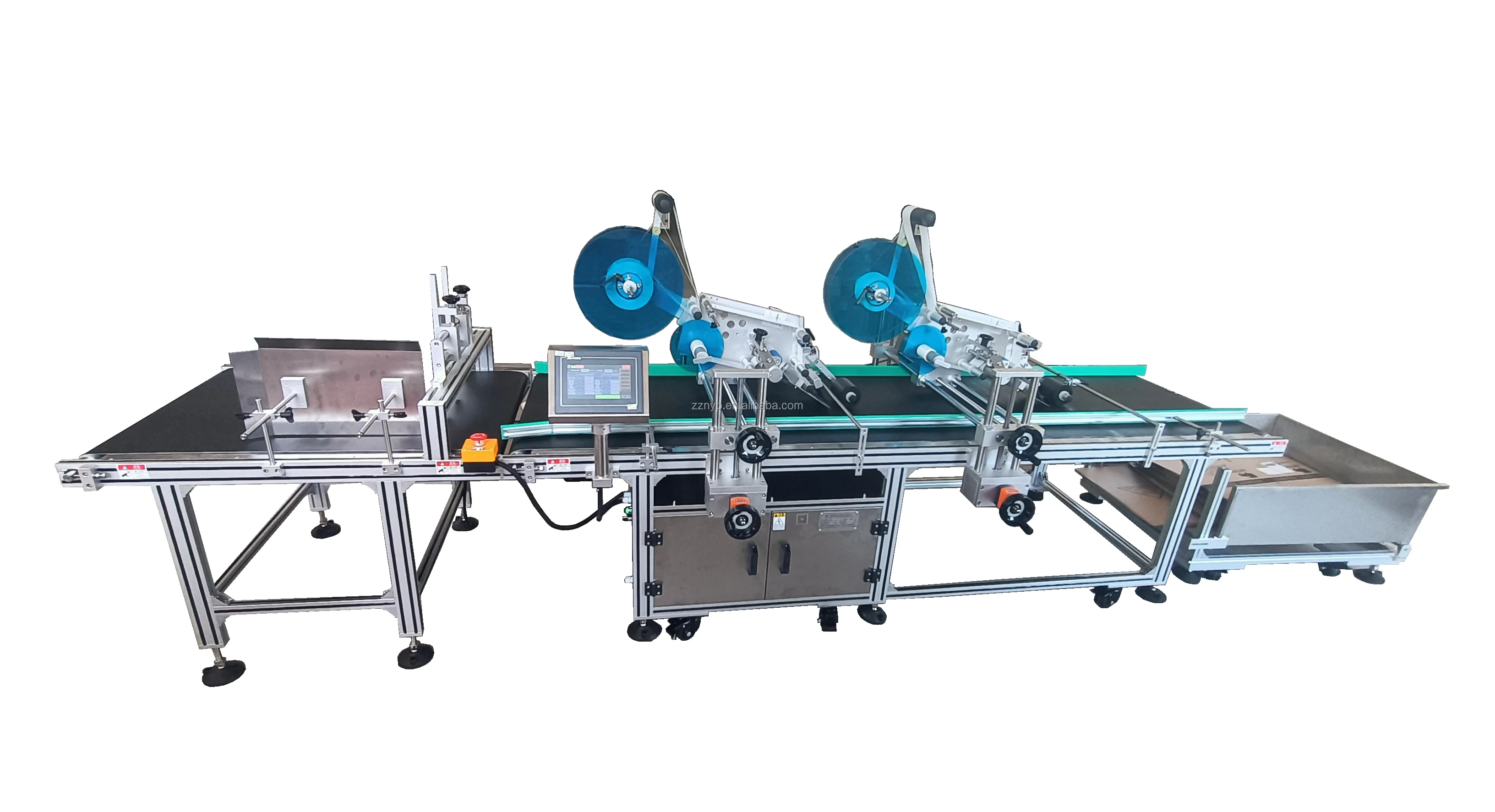 Pneumatic Cardboard Box Carton Plastic Bag Labeling Machine for ...
