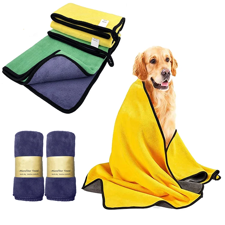 Factory Direct Sale Absorbent Quick Drying Towels Custom Microfiber Pet ...