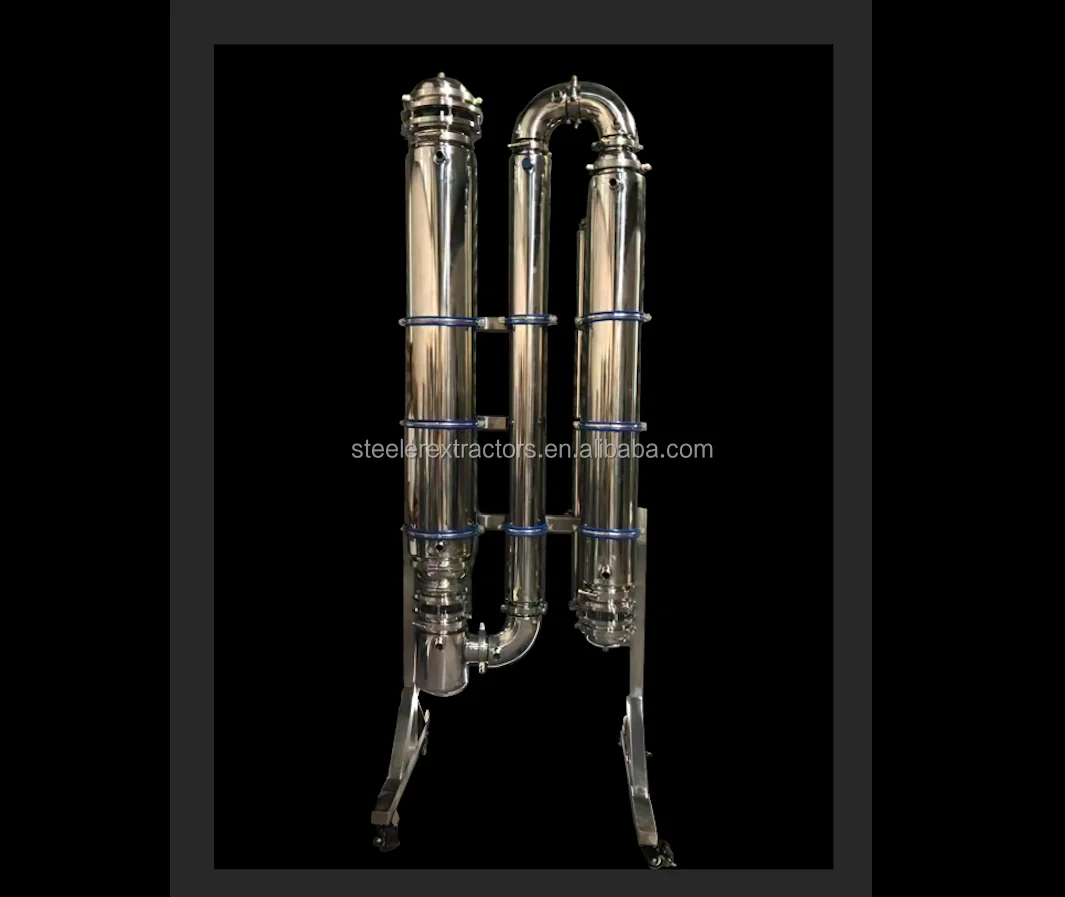 200l/hr Turnkey Solution Ethanol Recovery Ffe Falling Film Evaporator ...