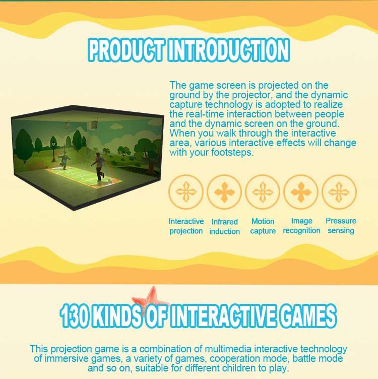 Fresh Trend 3d Kid's Interactive Floor Projection Game For Immersive ...