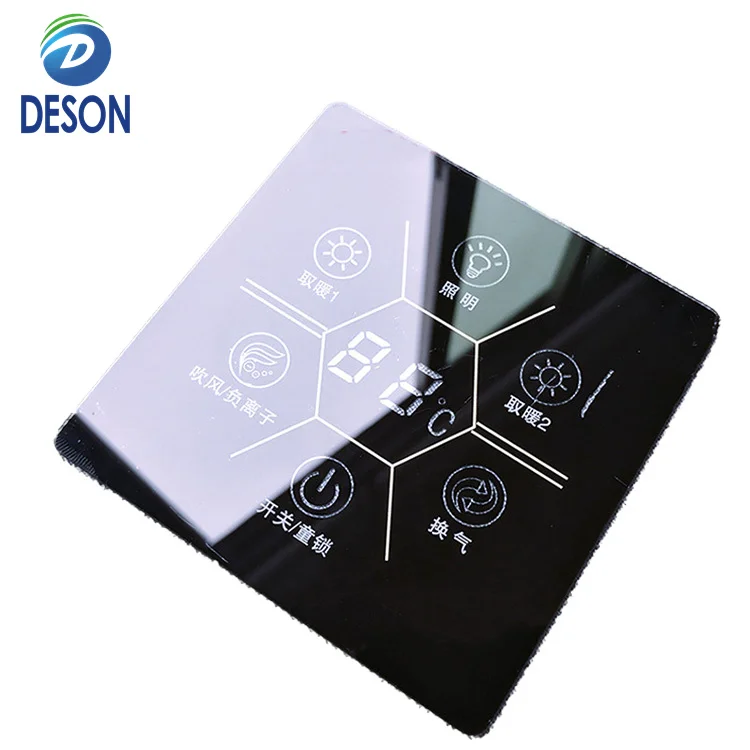 Deson Custom design printing black transparent translucent acrylic ...