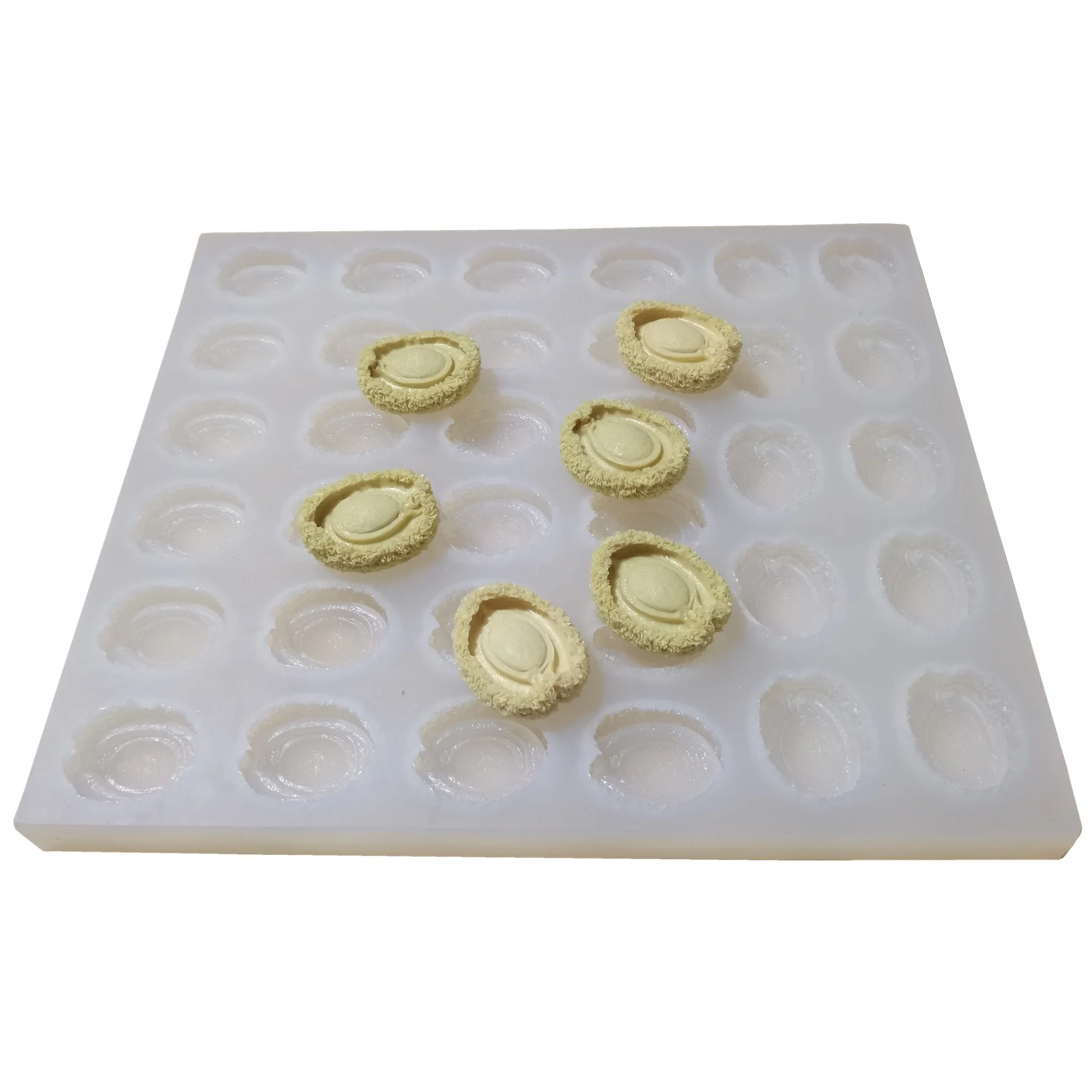 36 Cavities Custom Food Grade Simulation Abalone Silicone Mold For ...