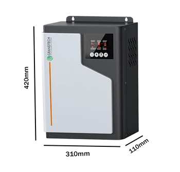 Grandtech High Quality 1kw 2kw 3kw 4kw 5kw Hybrid Solar Inverter ...