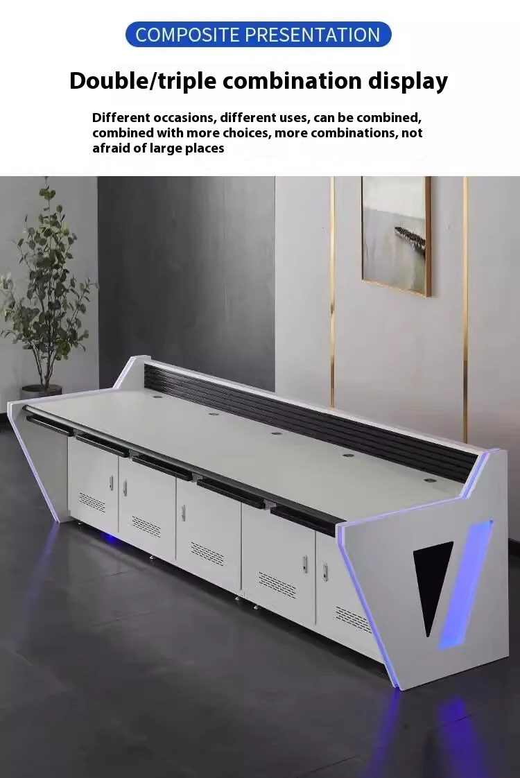 LED Command Center Monitoring Console Desk Metal Workstation with ...