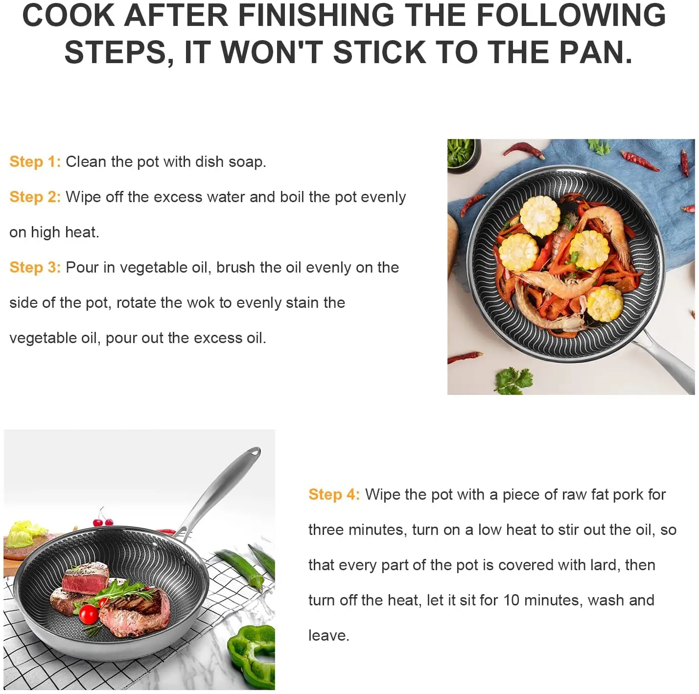 Meisite Customized Cookware - High Quality Nonstick Fry Pan