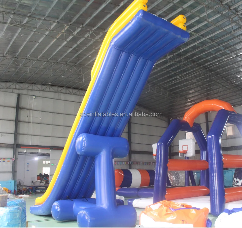 Customized Giant Air Sealed Water Floating Inflatable Yacht Slide ...