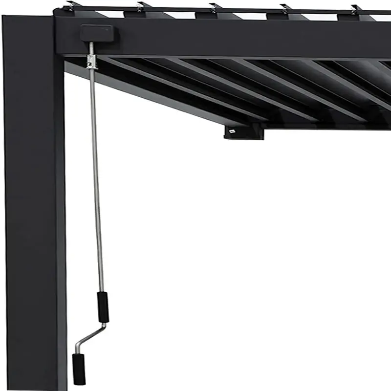 Luxury Customizable Size Outdoor Bioclimatic Pergola Aluminum Louver ...