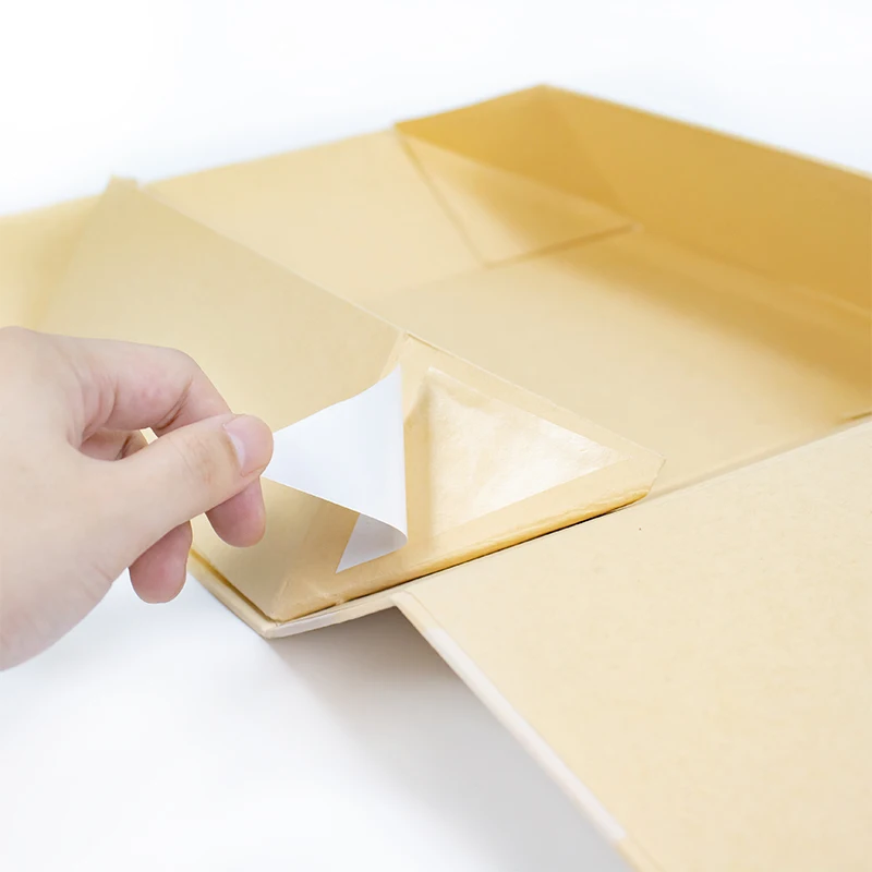 Large Yellow Cardboard Paper Folding Packaging Rigid Magnetic Closure ...