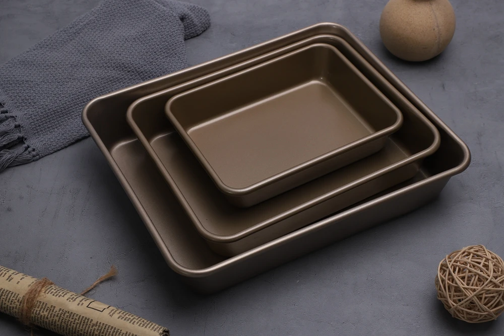 Factory Price Metal Bakery Tray Carbon Steel Baking Cake Sheet Cake Pan ...