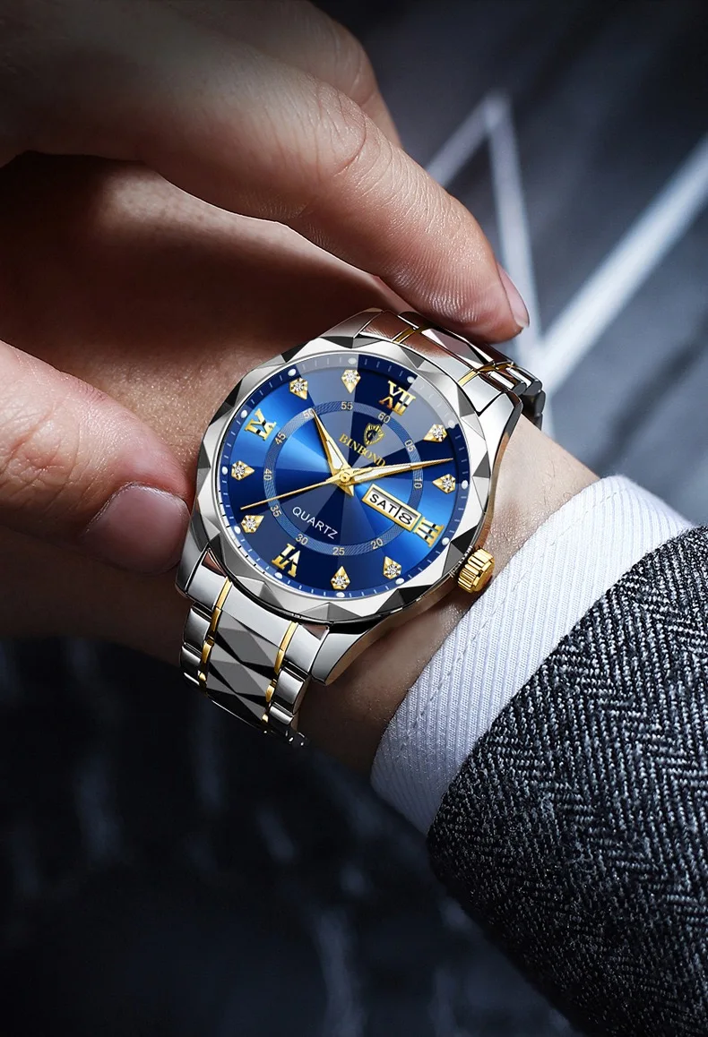 Watch For Men Binbond 2521 Business Casual Fashion Top Quality Luxury ...