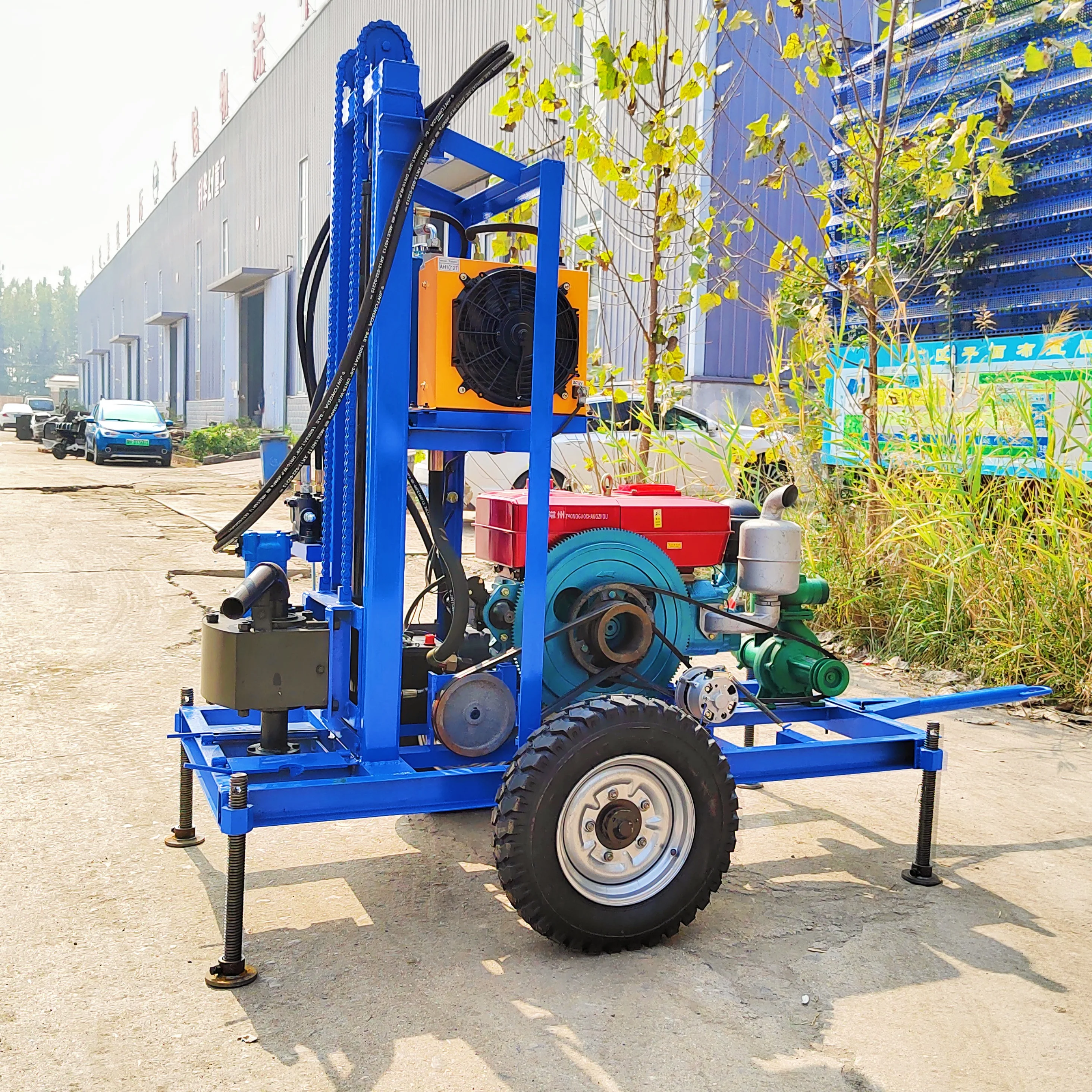 Home Well Portable Small 150 Meters Hydraulic Diesel Engine Home Built ...