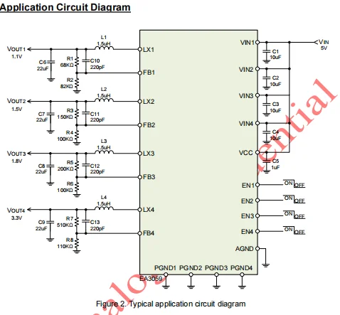 Quality Assurance Power Management Ics Pmic Buck 4 Channels Pmu Ea3059 ...