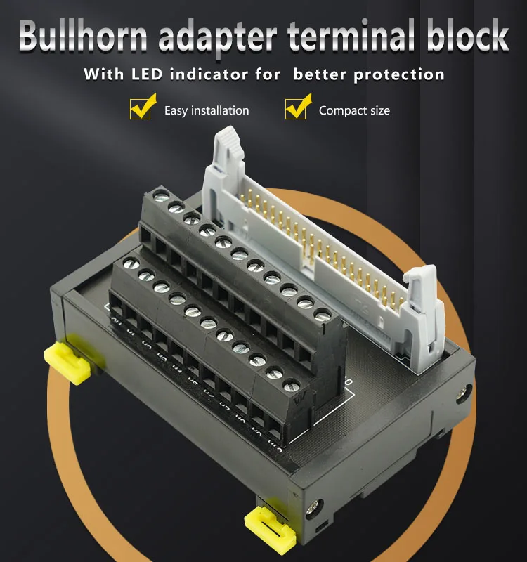 Input And Output Quick Connect Terminal Block Sm-k065 With Indicator ...