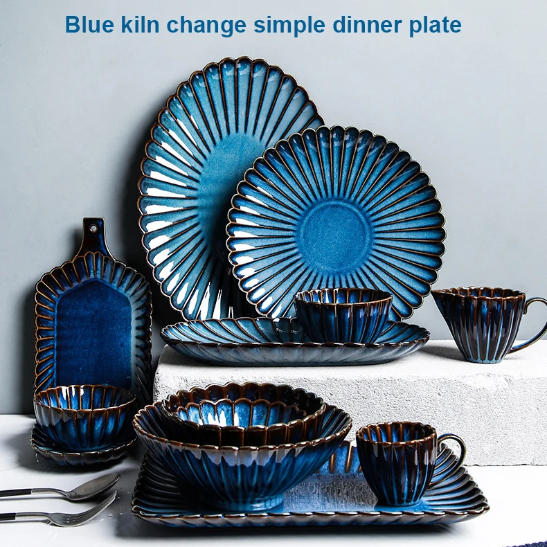 Modern High Quality Blue Custom Printed Color Design Snack Cake Dinner ...