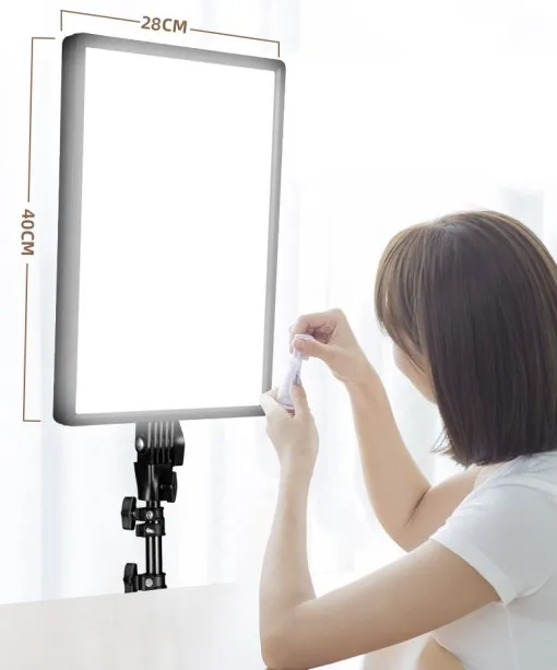 Ultra-slim Led Video Light Panel 80w 4800lm Bi-color Dimmable Soft Led ...