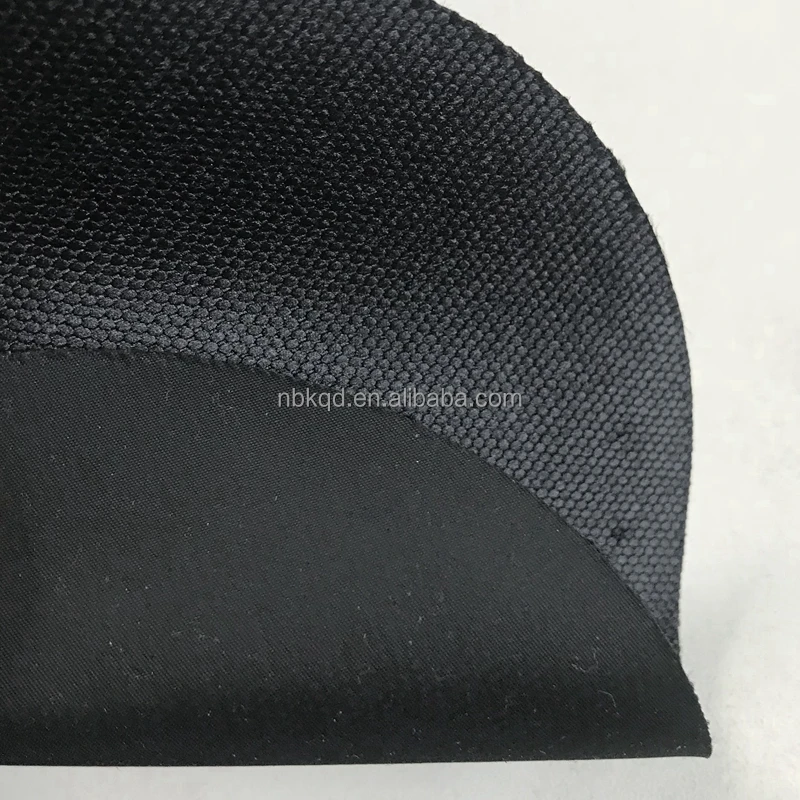 Black Hypalon Coated Nylon Cordura Fabric 500D - Durable & Waterproof