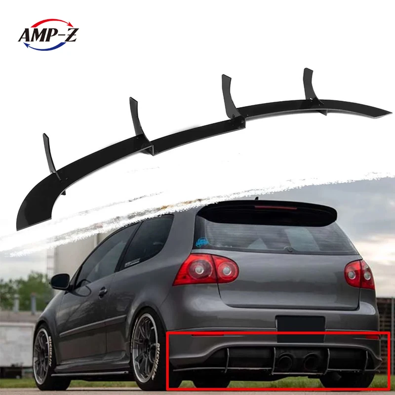 AMP-Z Factory Hot Sales Car Cover Parts Rear Side Bumper Splitters For ...