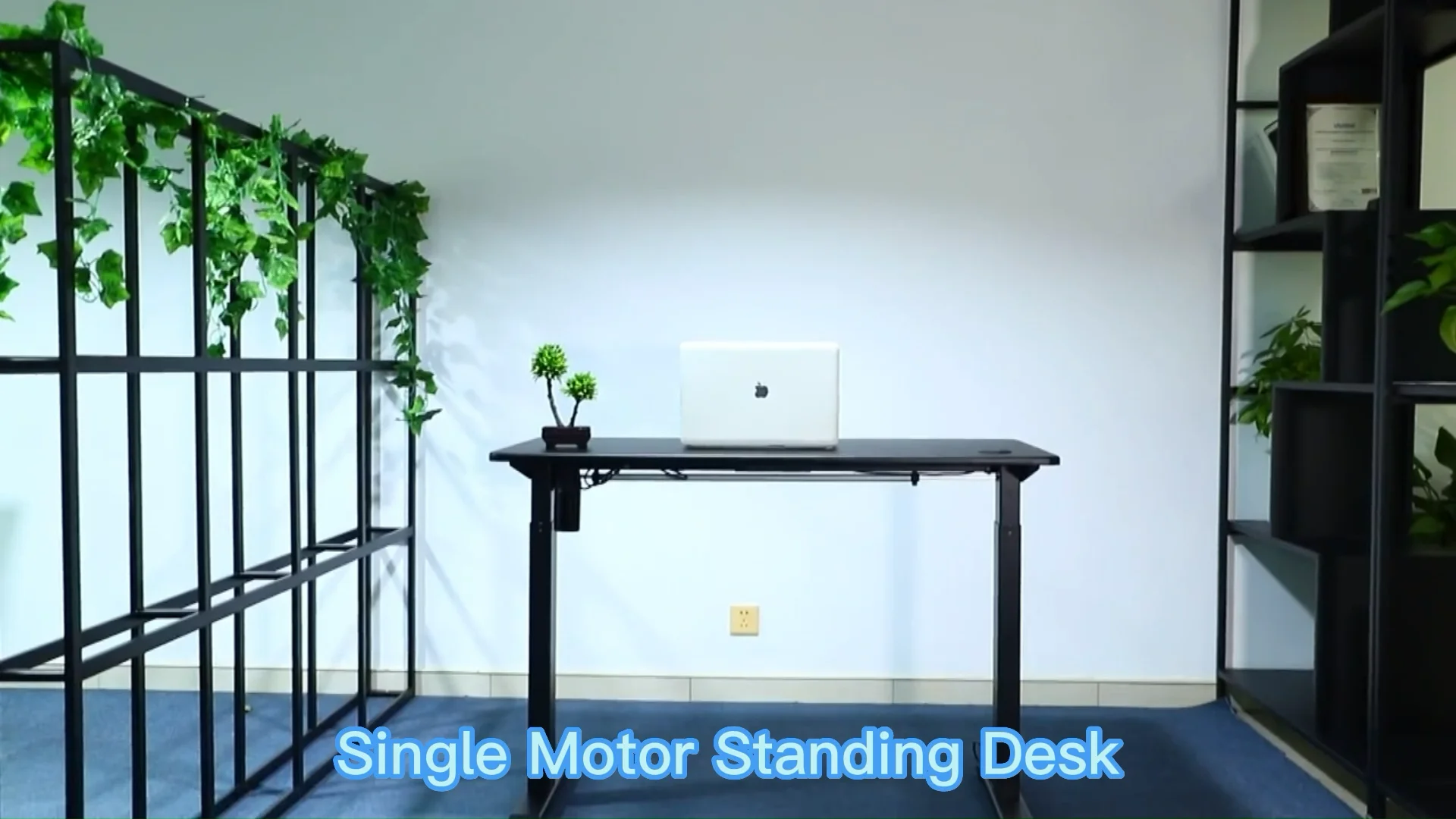 Modern Home Office Standing Lift Desk With Two Segments Ergonomic ...
