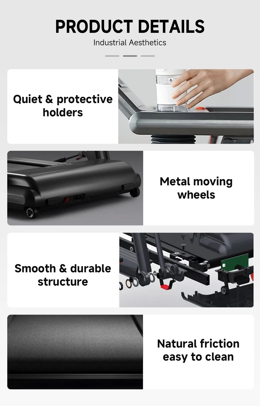 RH New Design Hd Digital Display Home Treadmill Professional Electric ...