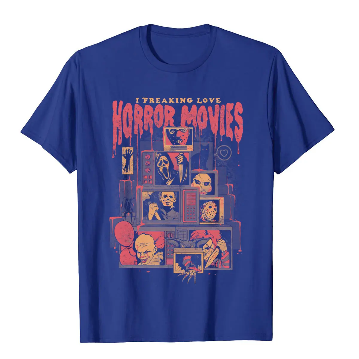Horror Movies - Classic Scary Cotton Men Top T-shirts Family Tops Shirt ...