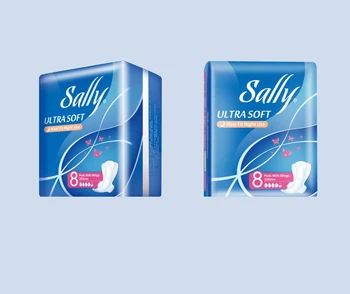 Sally Cottony Soft Ultra Thin Sanitary Napkins 290mm Night Using With ...