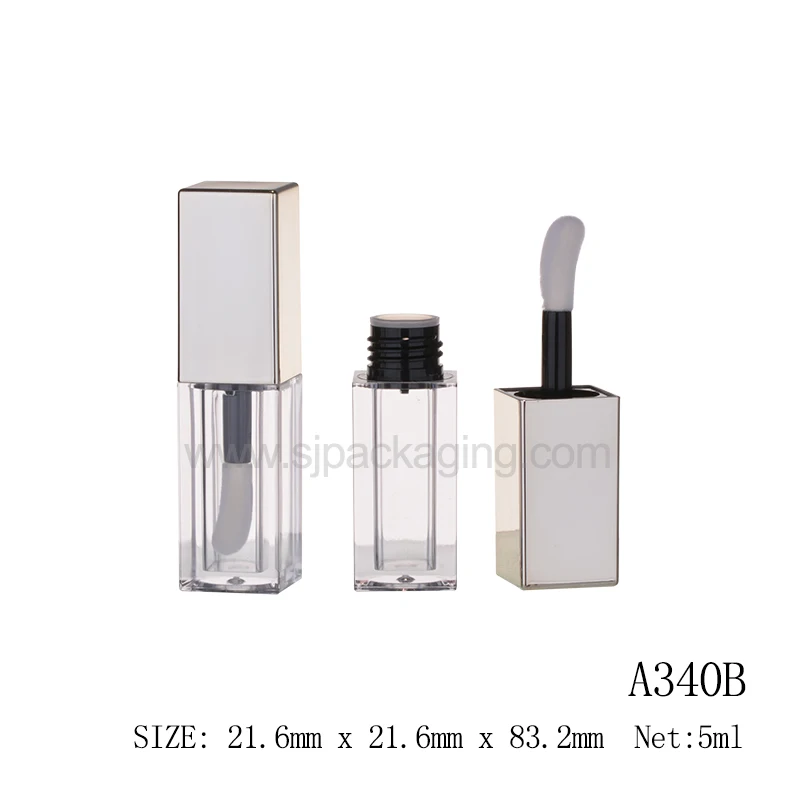 5ml Empty Petg Chunky Thick Wall Square Lip Bottle Lip Oil Container ...