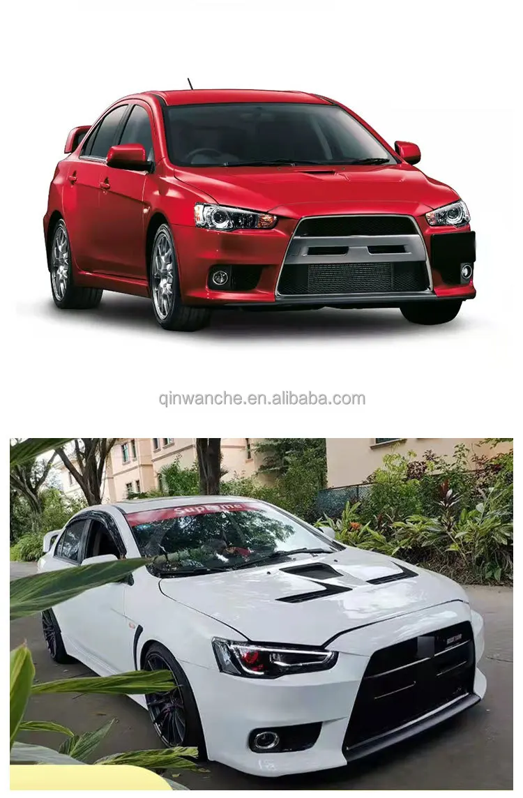 Hot sale Auto parts body kit Front bumper EVO Style For Mitsubishi ...
