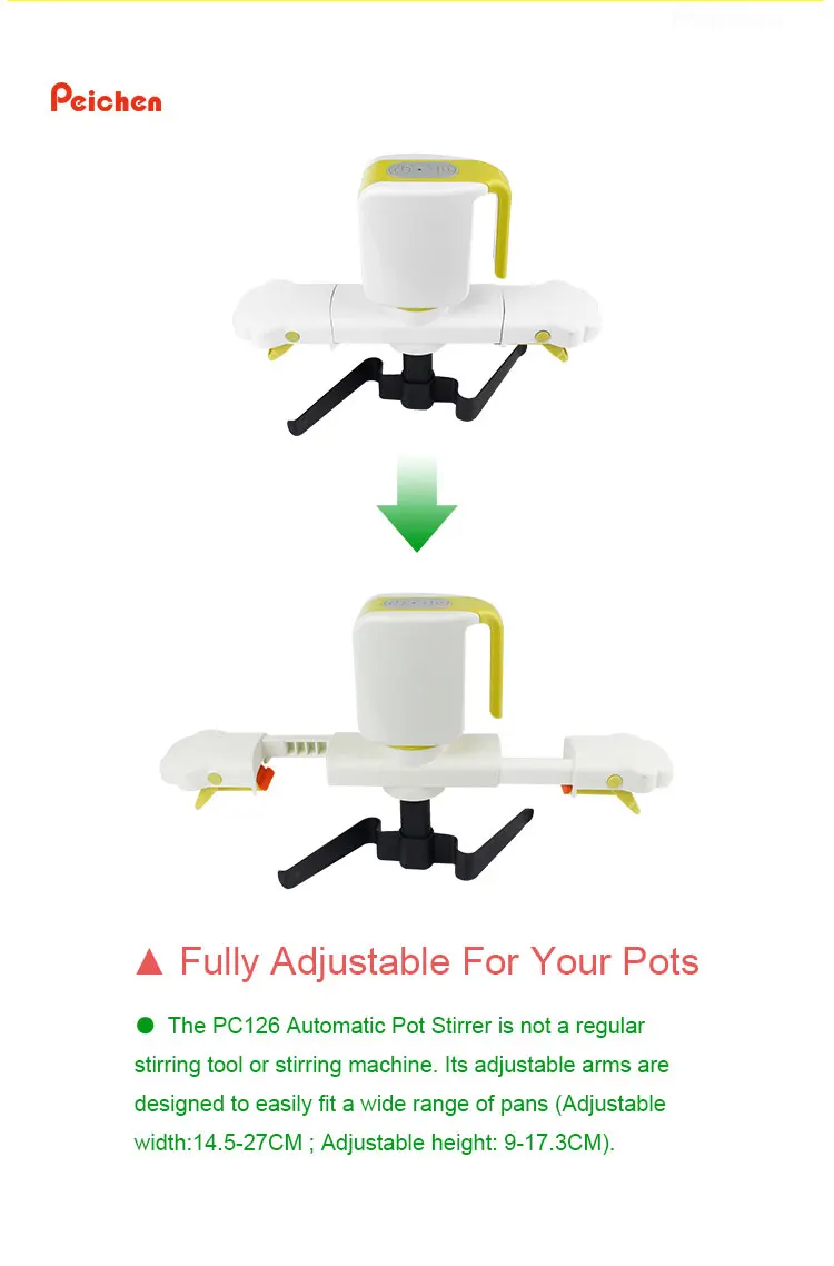 Kitchen Pot Stirrer Automatic Electric Pot With Stirrer Cooking Pot ...