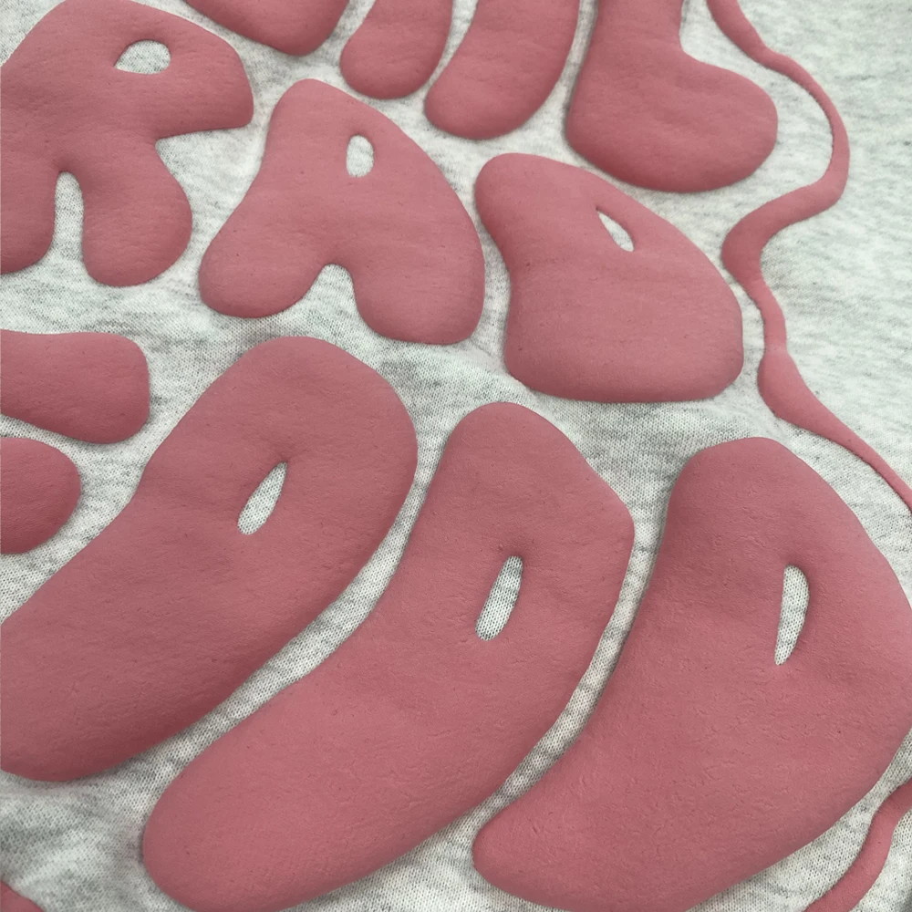 Custom Men's Clothing - Heavy Cotton T Shirts with 3D Puff Print