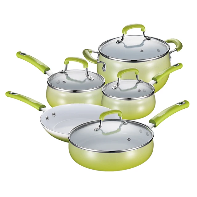 Asd 9pcs Non Stick Cookware Sets Ceramic Cookware Sets Aluminium ...