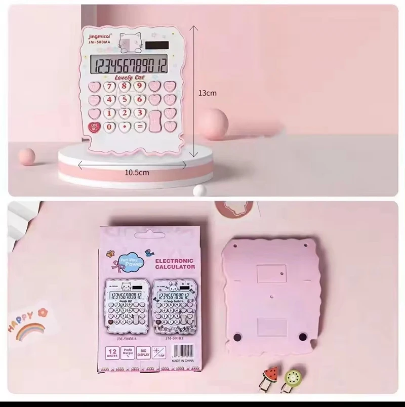 Cinnamoroll Calculator Cartoon Cute Kuromi Computer 12-digit Calculator ...