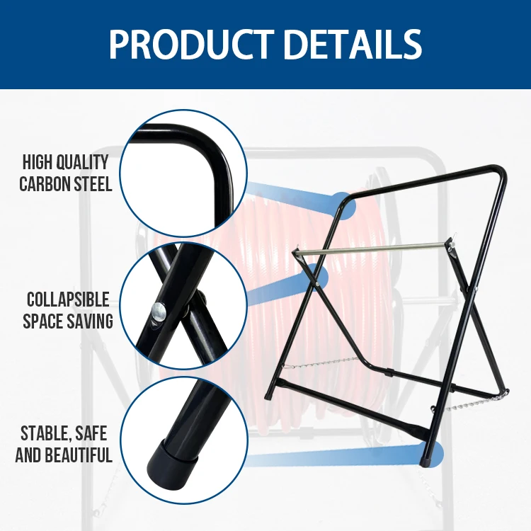 JH-Mech Electrical Wire Folding Cable Heavy Weight Caddy Cable Roller ...