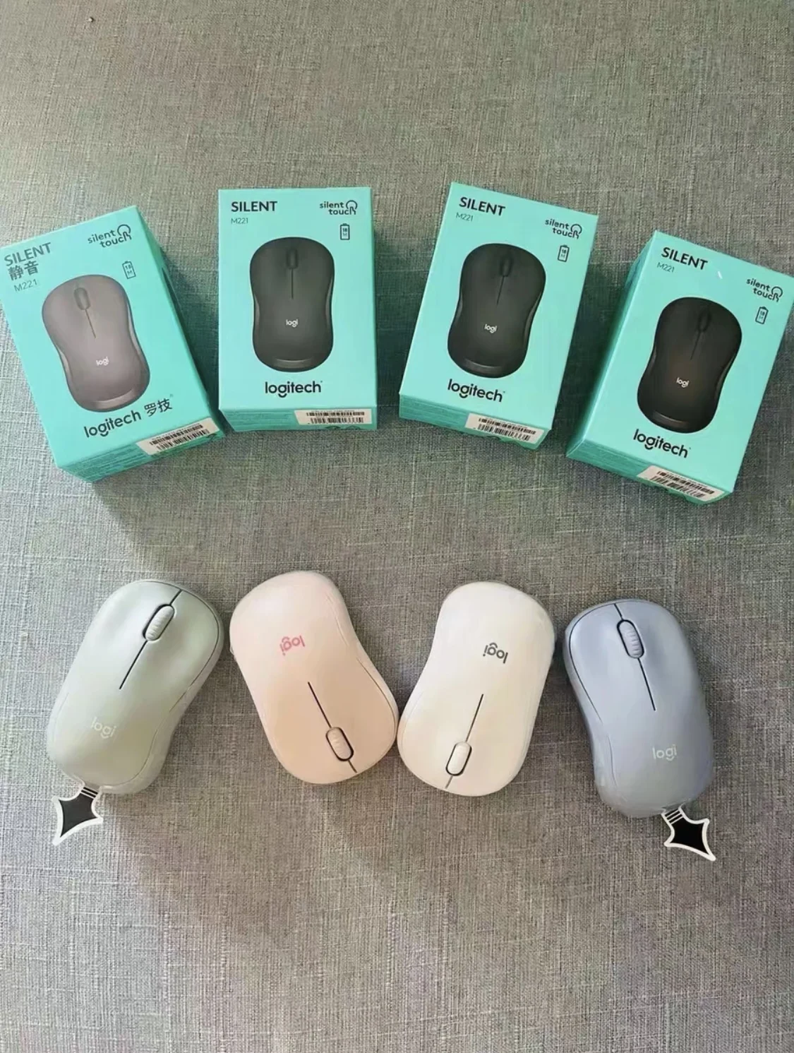 Original Logitech M221 Silent Wireless Mouse 2.4g 1000dpi Wireless ...