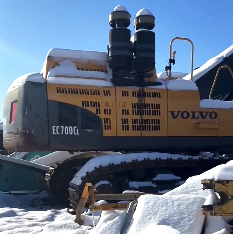 Original Second-hand Volvo Ec700 Hydraulic Crawler Excavator 70 Ton ...