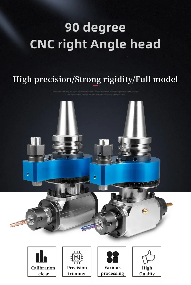 90 Degree Right Angle Milling Head - Precision & Durability