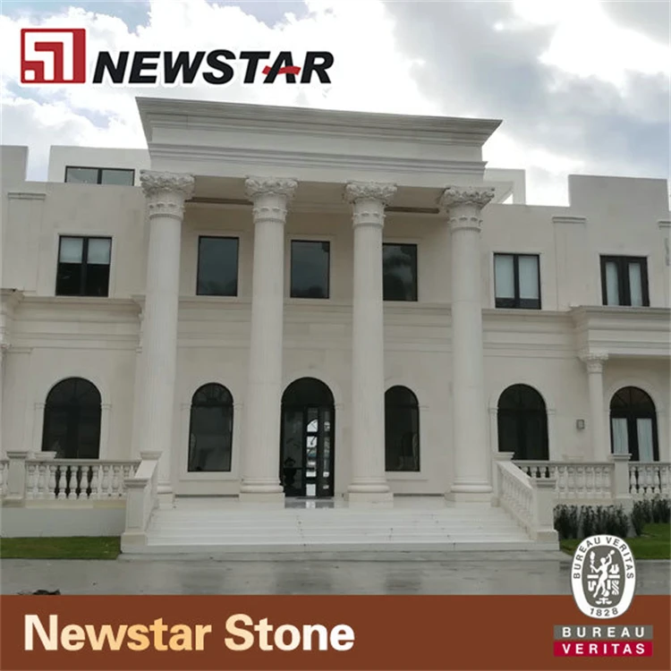 Newstar Marble Stone Gate Pillar Design - Modern & Durable