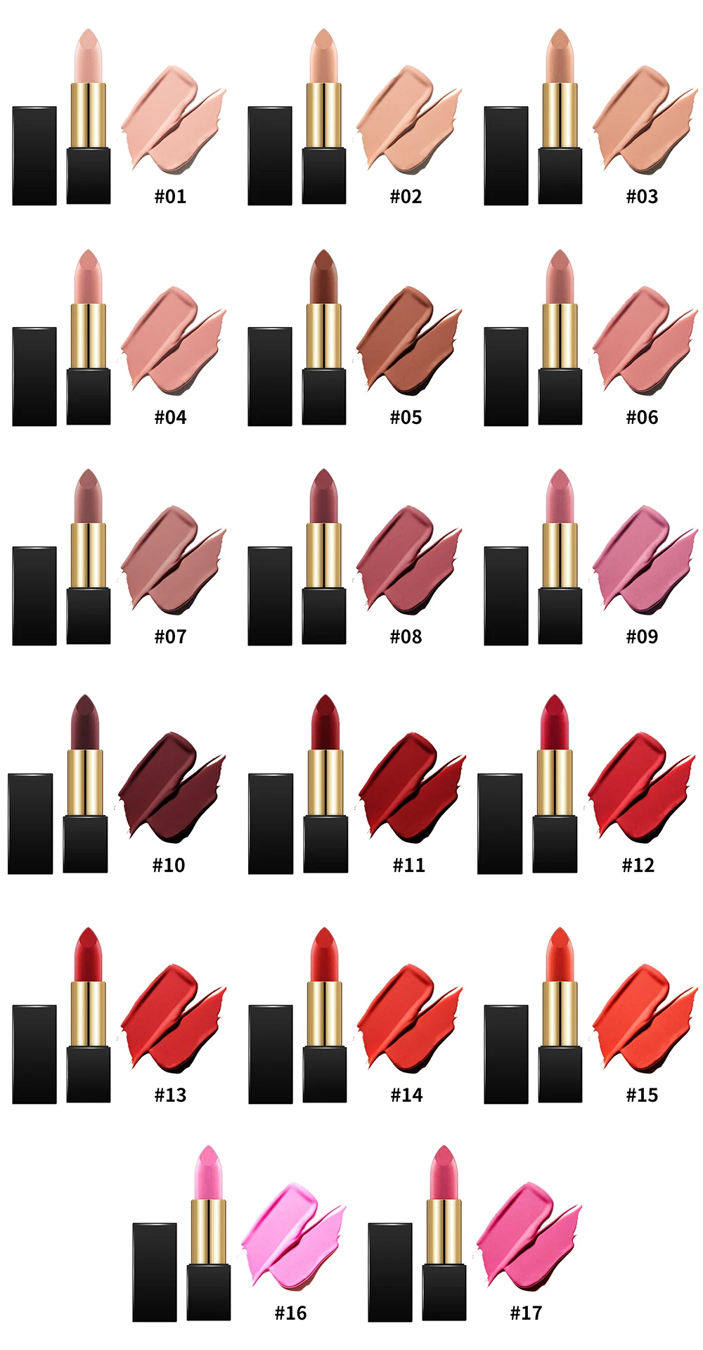 Vegan Makeup Lipstick Lip Liner Kit - Custom Private Label