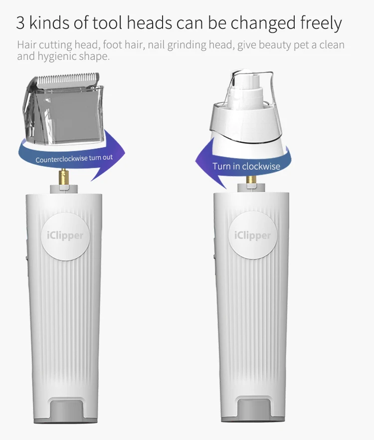 Iclipper LM1 Vacuum Pet Clipper - Efficient Grooming Tools
