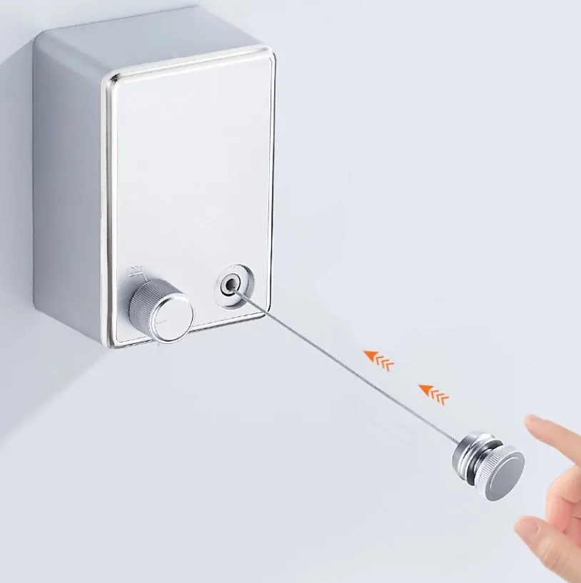 Retractable Clothesline SUS304 Stainless Steel Clothes Dryer with ...