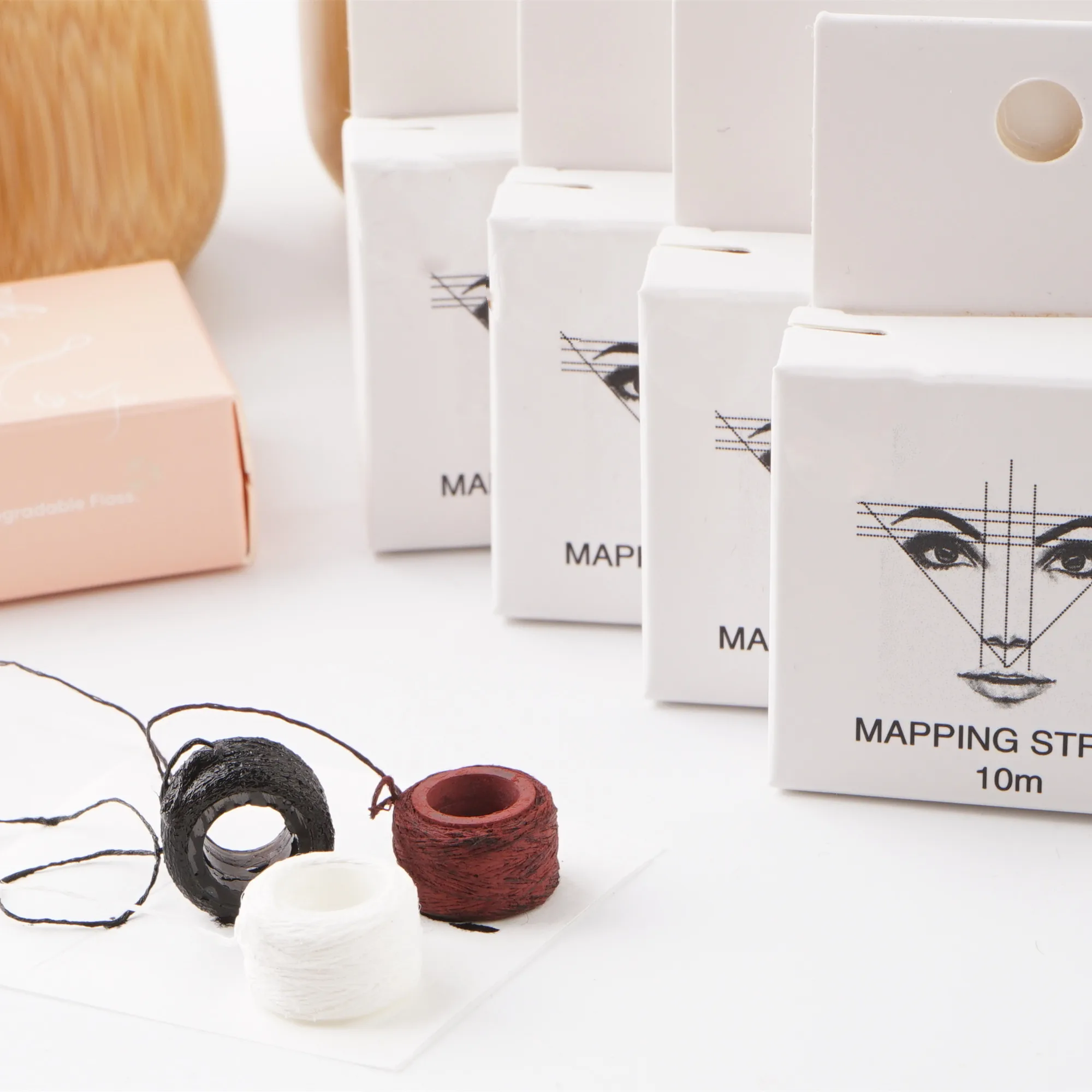 Mapping Pre-ink String For Microblading Eyebrow Make Up Dyeing Liners ...