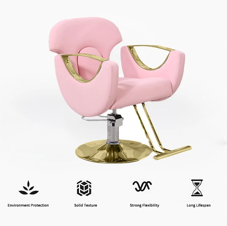 Luxury Barber Chair for Hair Salon Modern Style Portable Styling Chair ...
