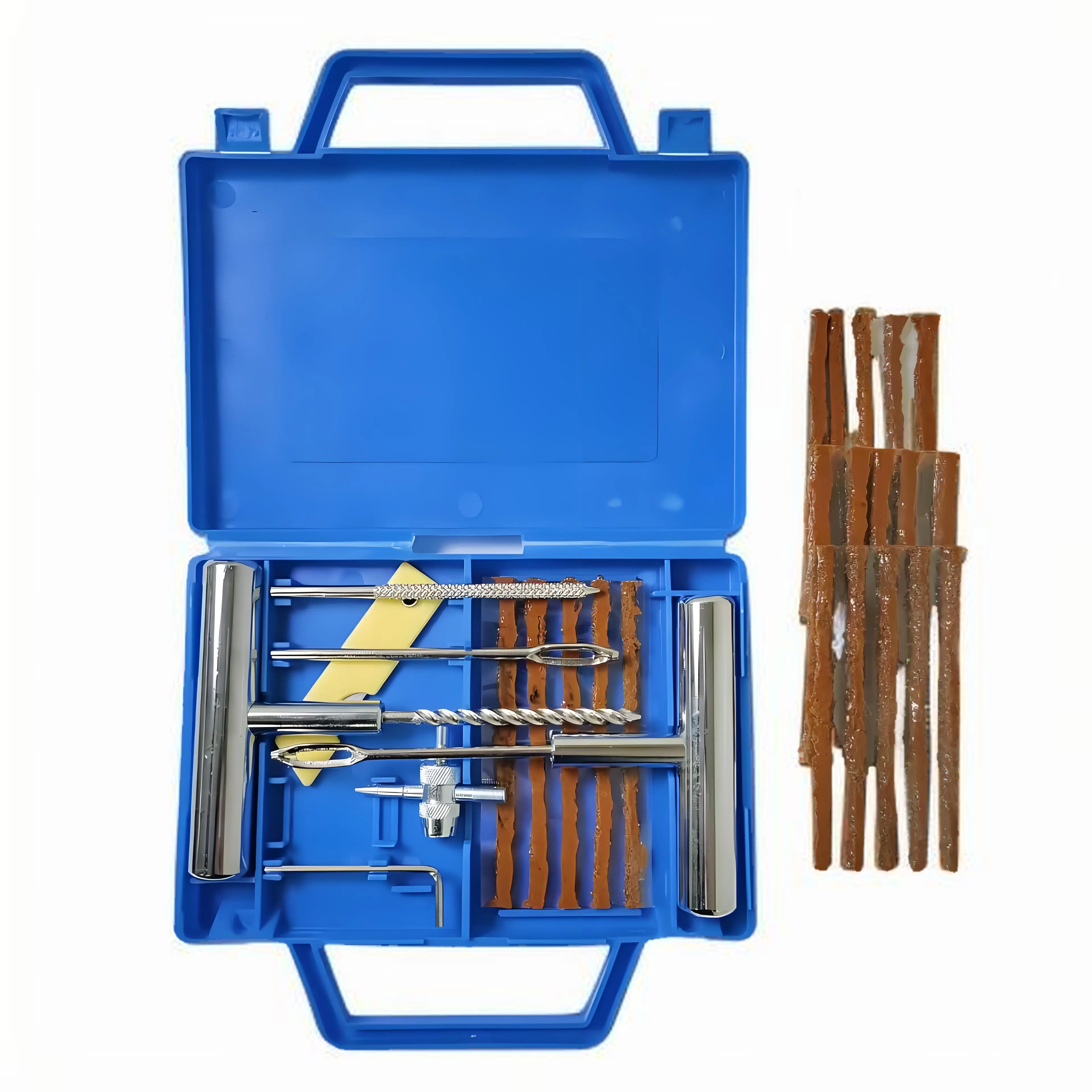 Universal Heavy Duty Tire Repair Kit | 28 Piece | Repair Punctures and ...