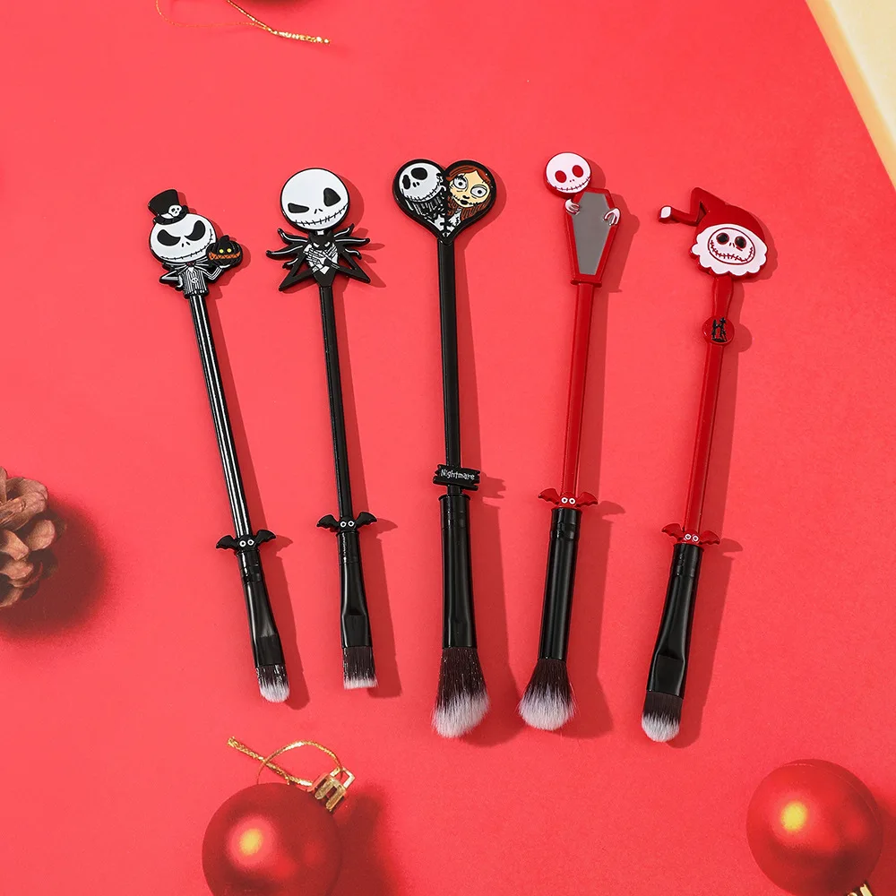 New Design The Nightmare Before Christmas Makeup Brush Set Skull Eye ...