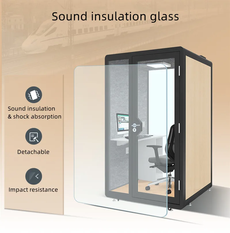 Soundproof Home Office Pod - Ibooth Canadian 45db Mini Booth