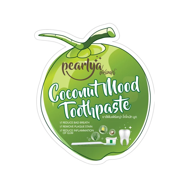 Coconut Mood Toothpaste Size 15g. Coconut Oil Natural Oral Care Product ...