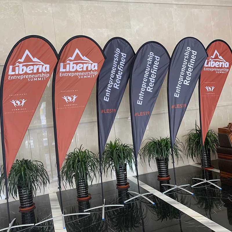 Outdoor Rectangle Beach Pennant Banner Feather Flag Pole Made Durable ...