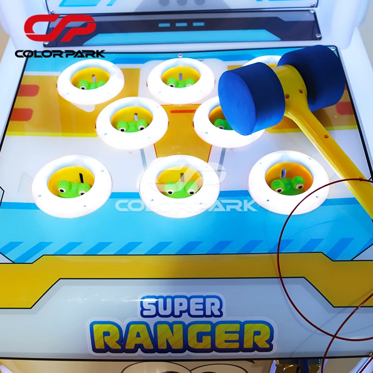 Colorful Park Coin Operated Gopher Frog Game Hammer Game For Kids - Buy ...