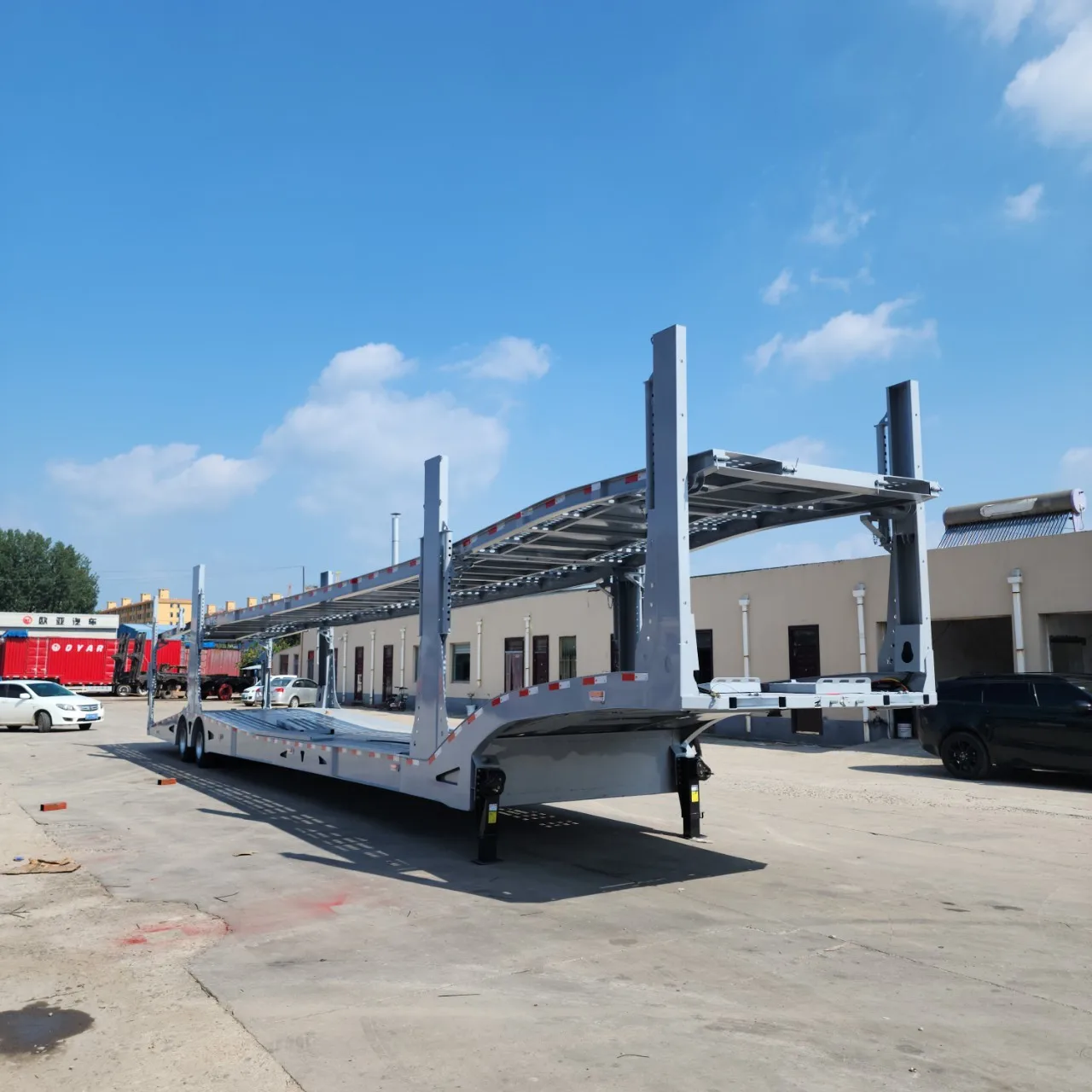 Customized 17 Meter Double Decker Truck Trailer Truck Transportation ...