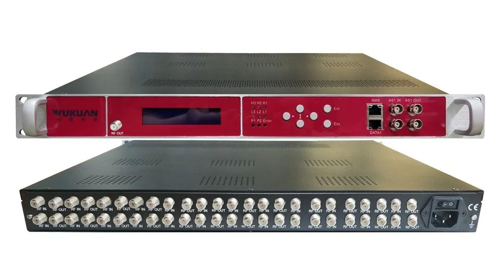 Iptv Headend 24 Channel Tuner Transmodulator Dvb-s/s2 Dvb-c Dvb-t2 Isdbt To Dvb-c Dvb-t Isdbt ...